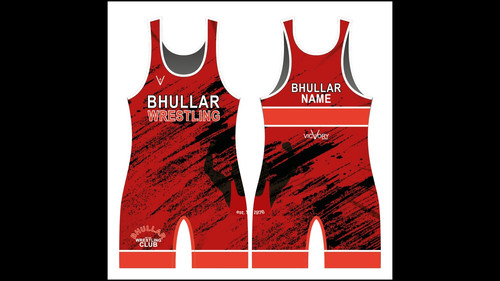 BHULLAR RED SINGLET | VICTORY DESIGNS CO.