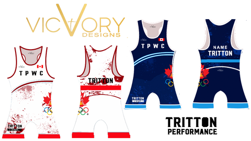 TRITTON RED& BLUE SINGLET FULL PACKAGE | VICTORY DESIGNS CO.