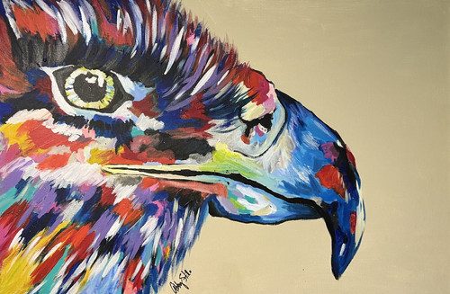Falcon Stare | Abby Stillo Art
