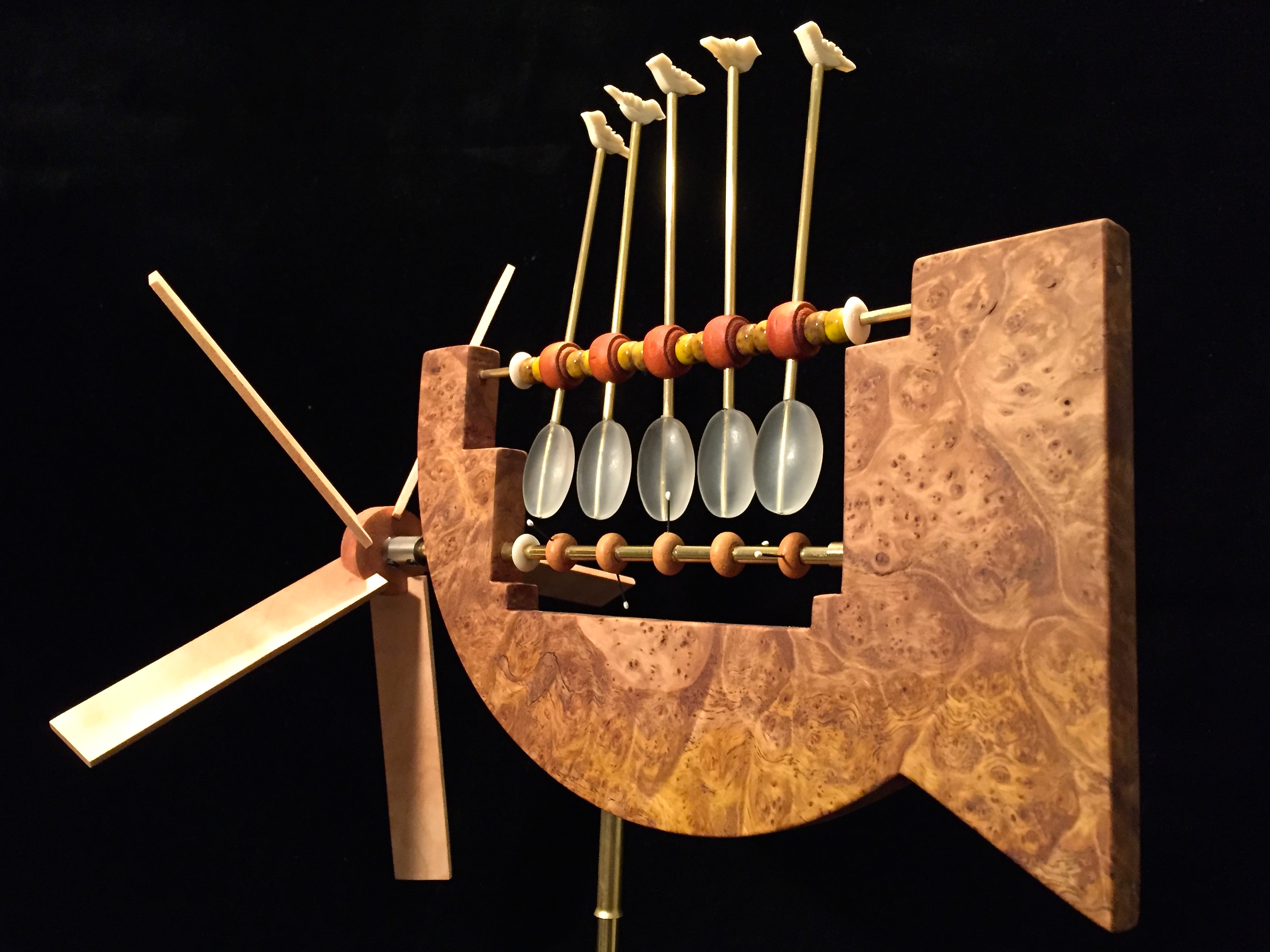 Contemporary Whirligigs Kinetic Wind Sculpture