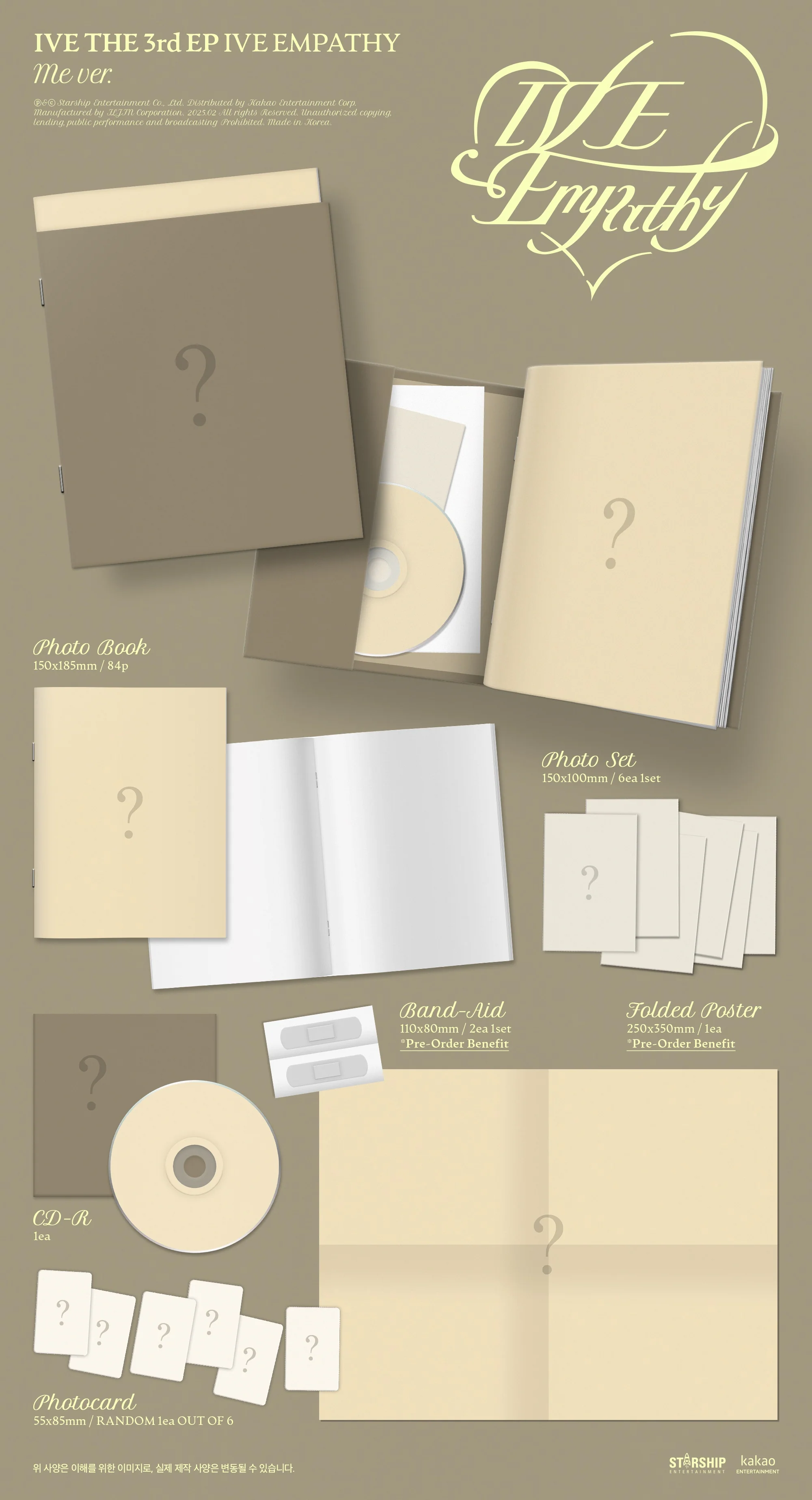 IVE | 3rd EP Album - IVE EMPATHY (SET & DIGIPACK SET) | Mimis World Of Kpop