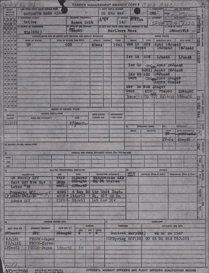 LTC Rene Gaudette | Tales of First Team