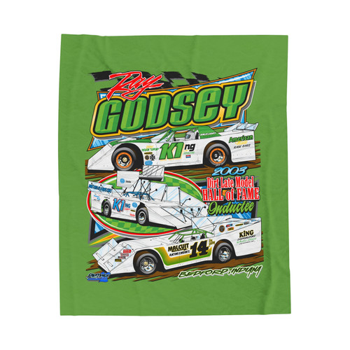 Ray Godsey Velveteen Plush Blanket | DirtTrack Outfitters
