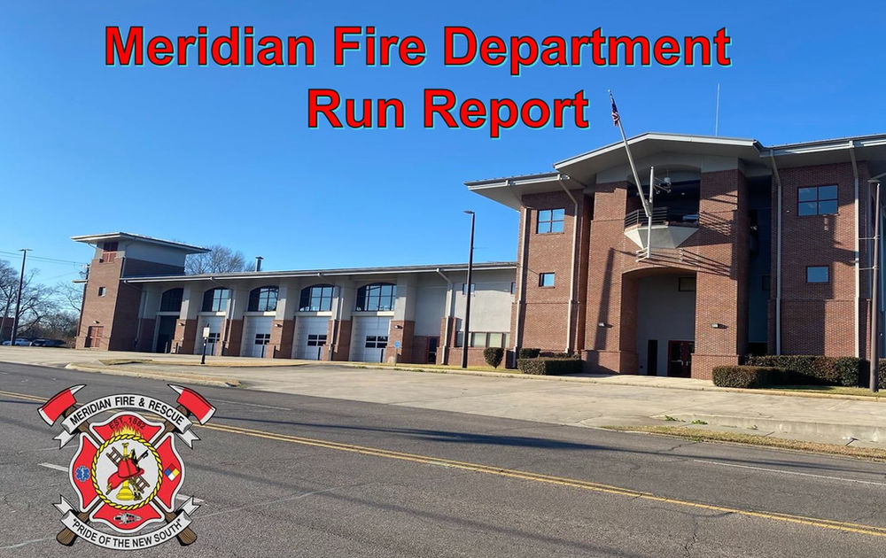 Meridian Fire Department Fire Run 3-19 through 3-21-22