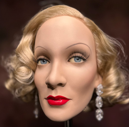 ~ Marlene Dietrich Head ~ by Custom Mannequins | Super Mannequin