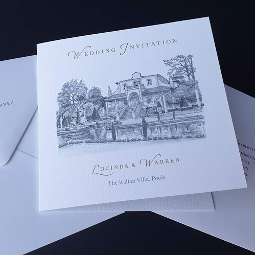 INVITATIONS (Folded or Flat) | Illustrated Invites