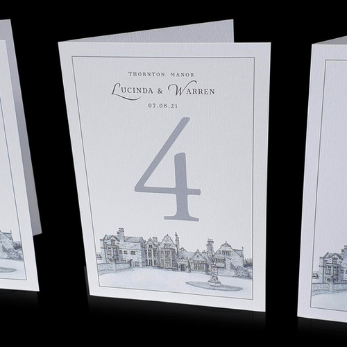 TABLE NUMBERS/NAMES | Illustrated Invites