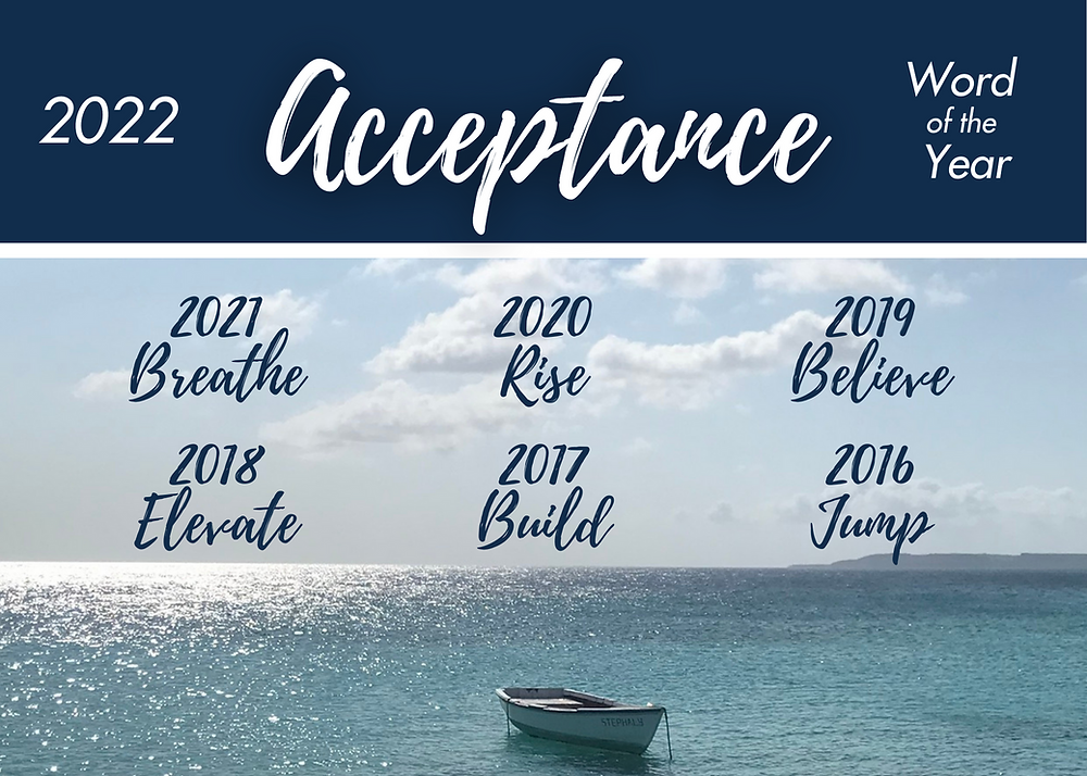 2022 Word of the Year: Acceptance