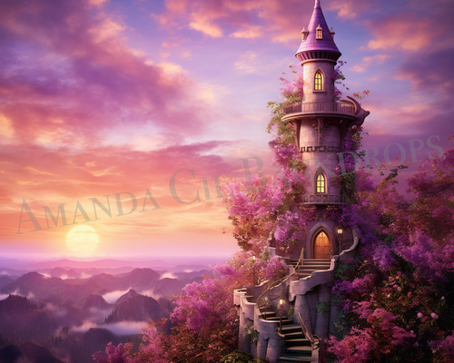 Rapunzel Inspired Backdrop | Amanda Cil Backdrops