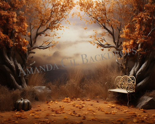 Dreaming Children Fall Backdrop | Amanda Cil Backdrops