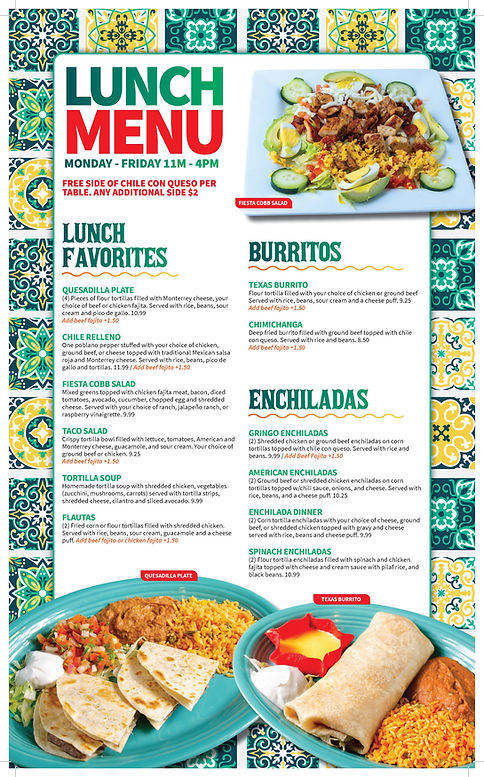 Menu | Agave Mexican Restaurant | Mexican food | Order food online