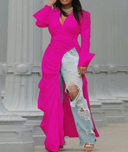 A Perfect Split Pink Top T128 | My Site