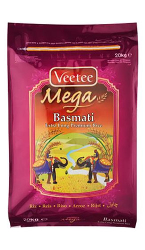 VeeTee Mega Premium Riz Basmati 20 kg | Épicerie Perse