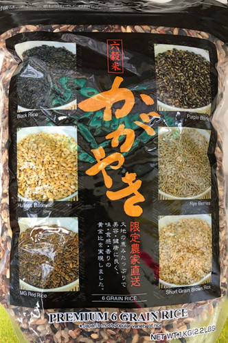 かがやき KAGAYAKI 六穀米 6 KOKU MAI PREMIUM 6 GRAIN RICE MIX 1 KG | 新日本堂 SHIN ...