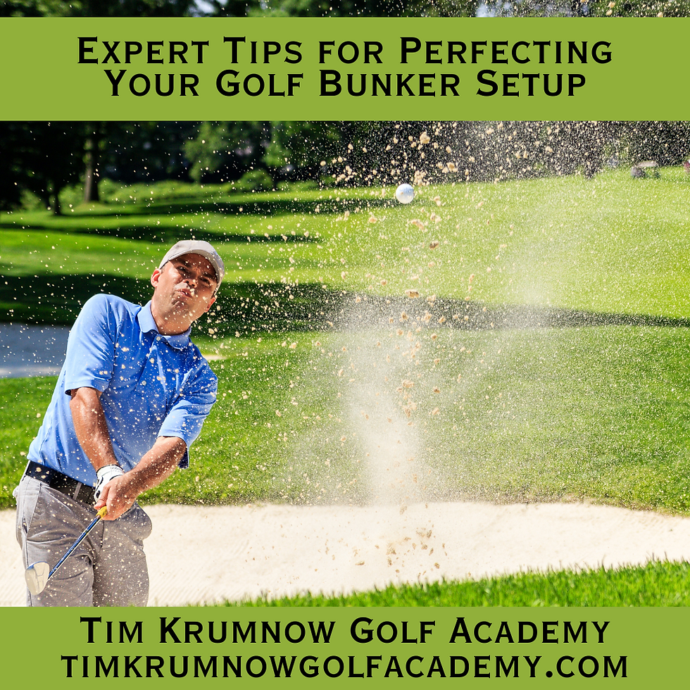 Expert Tips for Perfecting Your Golf Bunker Setup: Improve Your Short ...