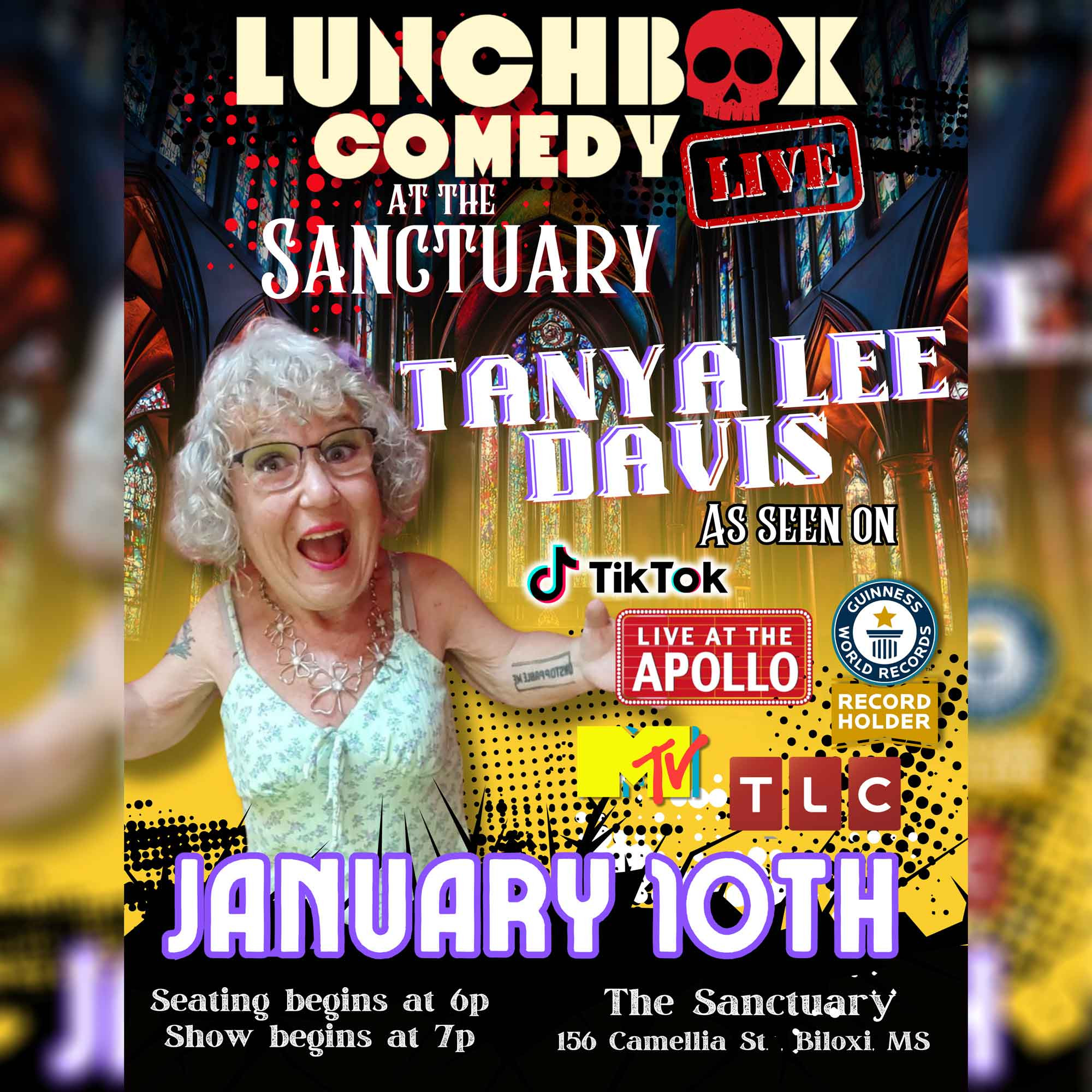 Tanya Lee Davis - Stand Up Comedy with Lunchbox Comedy | The Santuary ...