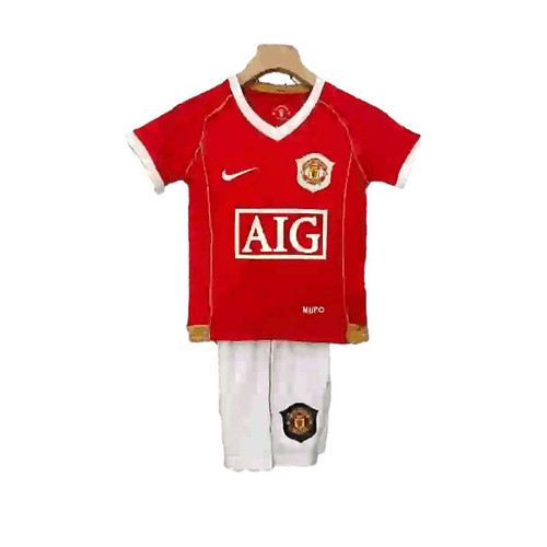 Retro Manchester United Home Kids Kit 2006-2007 | Club Retros