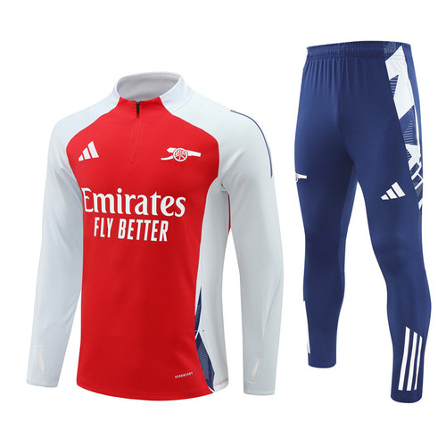 Arsenal Half Zip 2024/2025 Training Kit Red | Club Retros