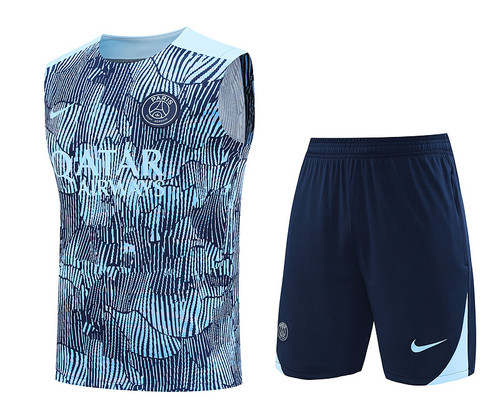 PSG 2024/2025 Training Vest Kit Navy | Club Retros