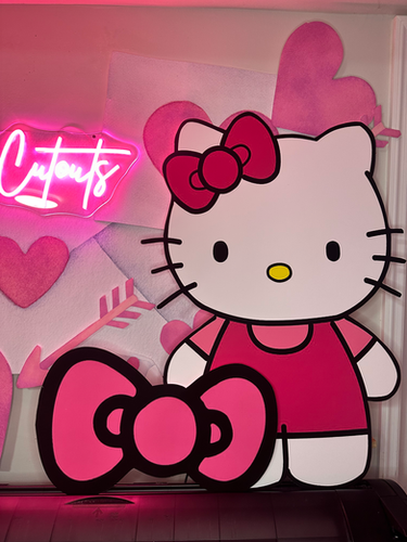 Hello Kitty Foam Character Cutouts | Cam's Cutouts