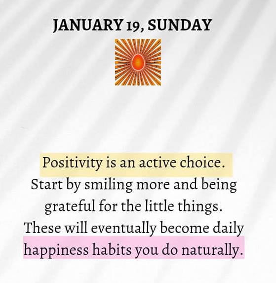 Daily Inspiring Messages: Jan 2025