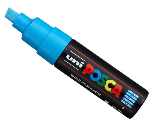 Uni Posca Pointe 8mm PC-8K Bleu Clair | Boutique Bozart