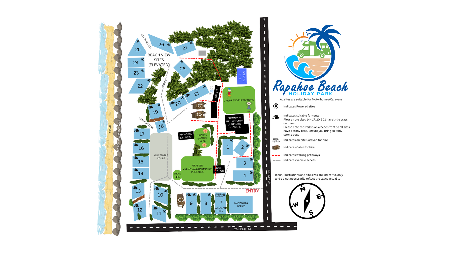 Park Map | Rapahoe Beach