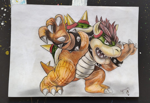 0125 King Bowser Koopa - Mario franchise. | Studio Reinações