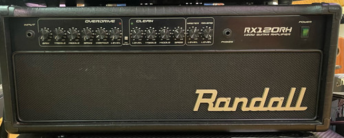 Randall RX120RH 2-Channel 120-Watt Solid State Guitar Amp Head ...