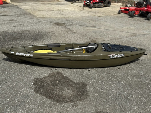Sun Dolphin Journey Sit-On Angler Kayak with Paddle, 10 ft., Olive ...