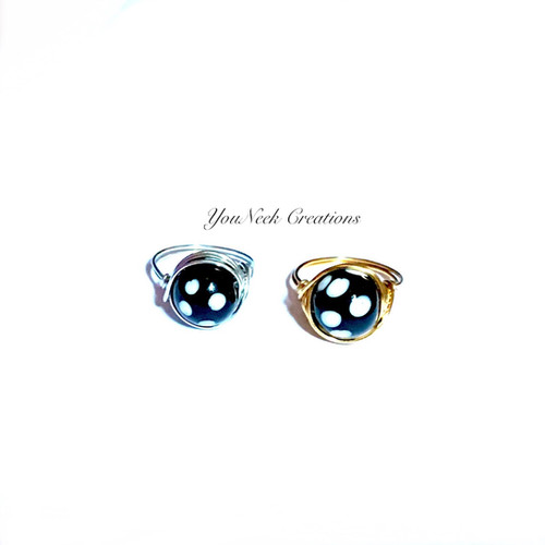Large Conta Di Ojo Ring | YouNeek Creations