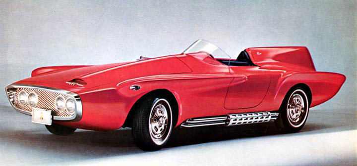 1960 Plymouth XNR Concept by Ghia