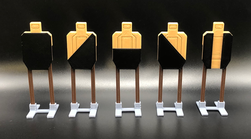 Hard Cover Target Set - USPSA | Tim's Targets, LLC