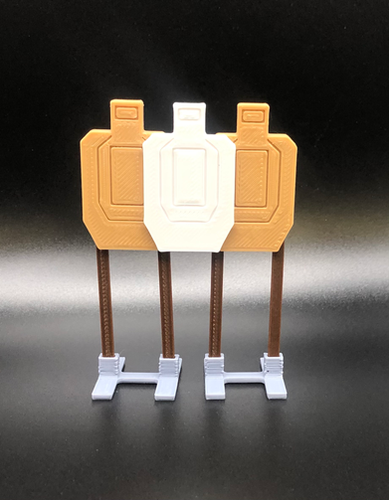 USPSA No-Shoot Middle Overlap | Tim's Targets, LLC