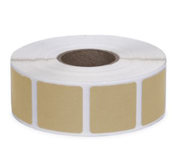 Pasters - Tan - 10 Rolls of 1000 | Tim's Targets, LLC