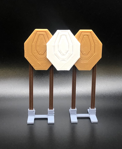 IPSC No-Shoot Middle Overlap | Tim's Targets, LLC