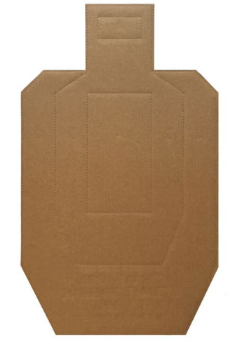 USPSA Target (CARDBOARD) WATER-PROOF (70 PACK) | Tim's Targets, LLC