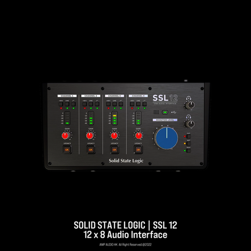 Solid State Logic | SSL 12 | Amp Audio HK | 香港專業錄音及音響器材專門店