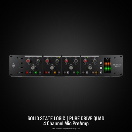 Solid State Logic | Pure Drive Quad | Amp Audio HK | 香港專業錄音及音響器材專門店