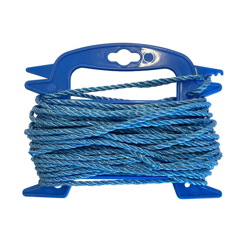 15m 3 Strand Blue Polyproplene Rope (Blue) | AP Lifting Gear