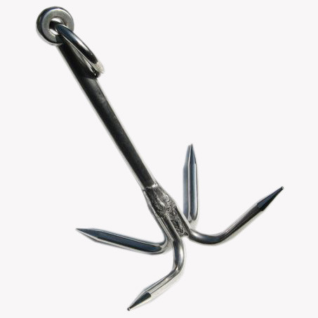 Stainless Steel Four Prong Grapnel Anchor | AP Lifting Gear