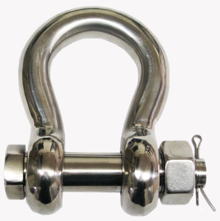 Stainless Steel Load Rated Safety Bow Shackle | AP Lifting Gear