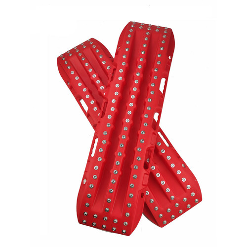 RECOVERY TRACKS 10T with METAL STUDS off road 4 x 4 traction mats SNOW ...