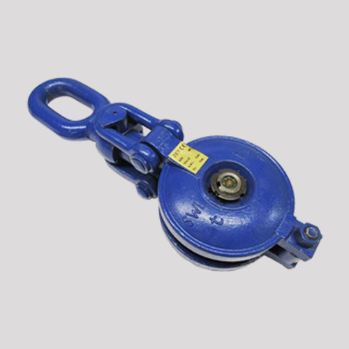 Blue Painted Blocks with Swivel Oval Eye Logging Snatch Blocks | AP ...