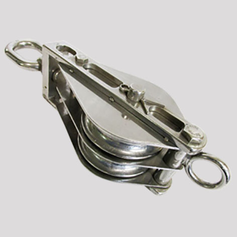 Double Sheave Block with Swivel Oval Eye and Becket | AP Lifting Gear