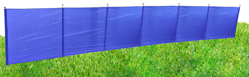 BLUE 7 POLE WINDBREAK with METAL ENDS | AP Lifting Gear