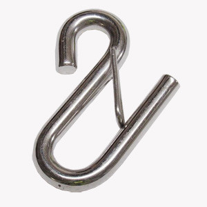 Stainless Steel 'S' Hook with Safety Catch | AP Lifting Gear