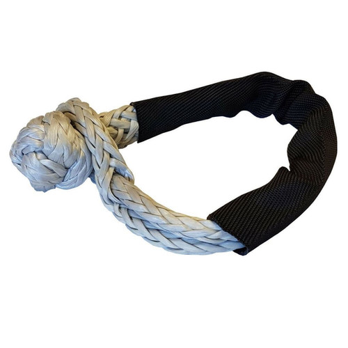 Soft Rope Shackle With Protective Sleeve Silver | AP Lifting Gear