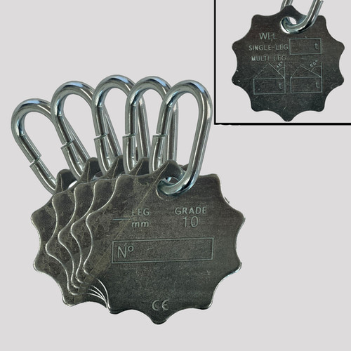 G100 SHERIFF STYLE CHAIN TAB C/W LINK | AP Lifting Gear