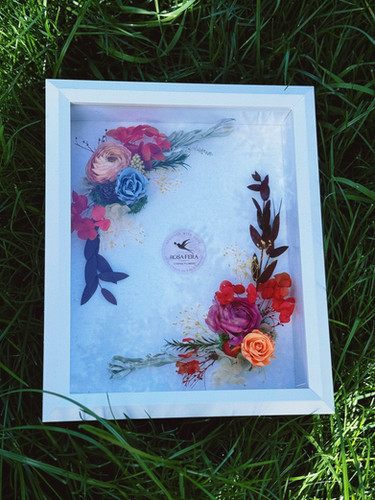 Preserved Flower Frame | Rosa Fera